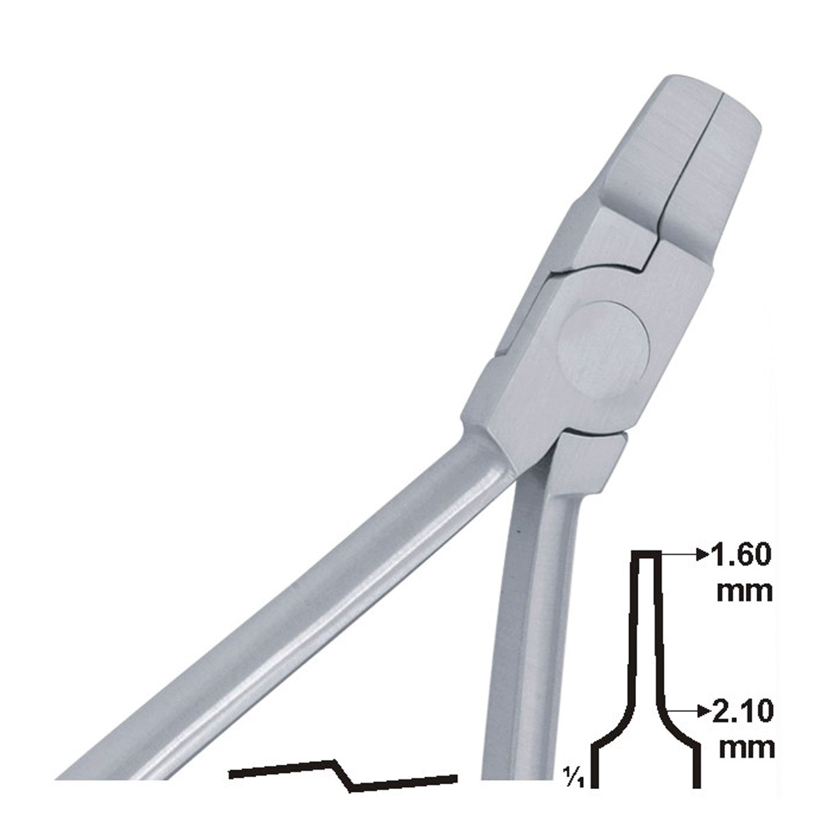 RECTANGULAR ARCH FORMING PLIERS 12 CM - Orthopremium